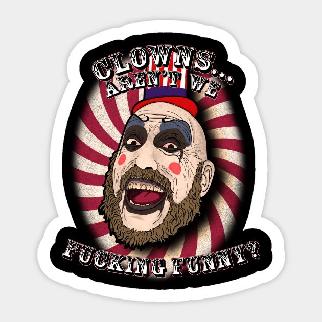 Captain spaulding | devils rejects - Captain Spaulding - Sticker ...