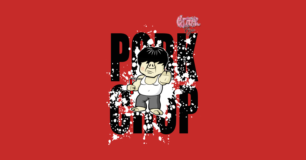 Gutter Pigs Pork Chop - Kung Fu - T-Shirt | TeePublic