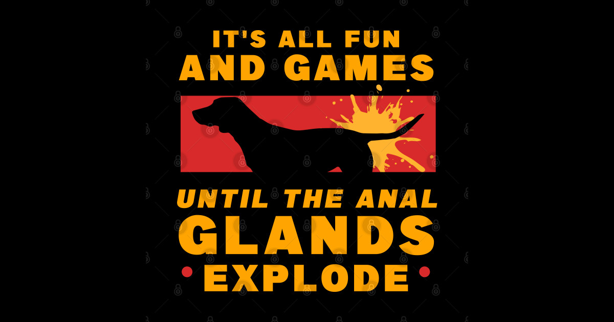 It's All Fun And Games Until The Anal Glands Explode - Vet Med - Pin ...