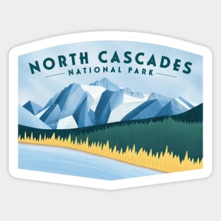National Park North Cascades Badge Stickers for Sale | TeePublic