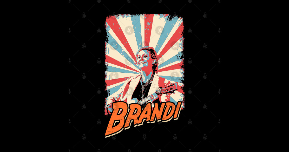 brandi vintage poster - Brandi - Sticker | TeePublic