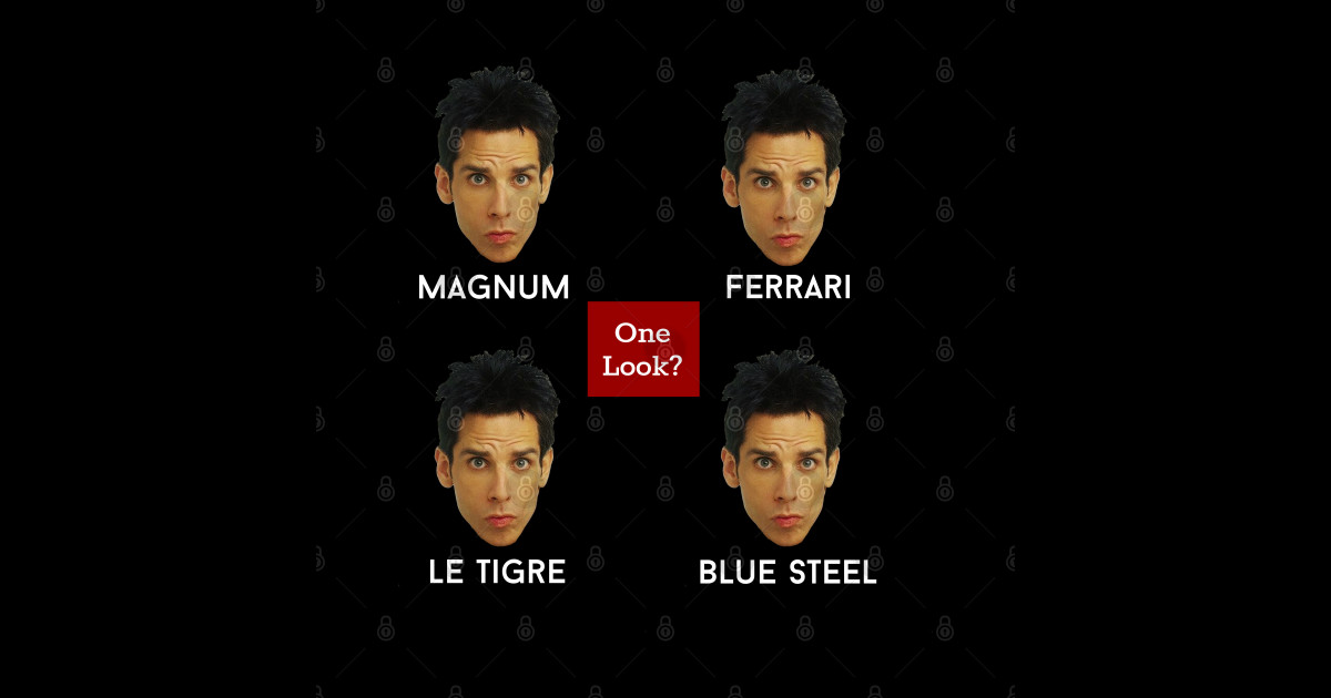 One Look? - Zoolander - Sticker | TeePublic