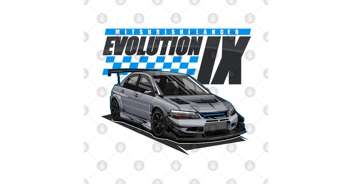 JDM-MITUSBISHI LANCER EVOLUTION IX(SILVER) - Mitsubishi Lancer ...