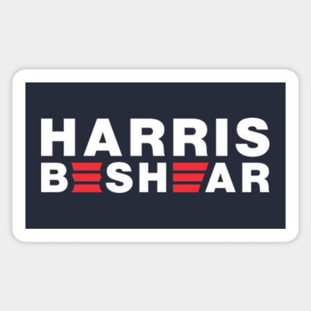 HARRIS BESHEAR 2024 - Kamala Harris - Sticker | TeePublic