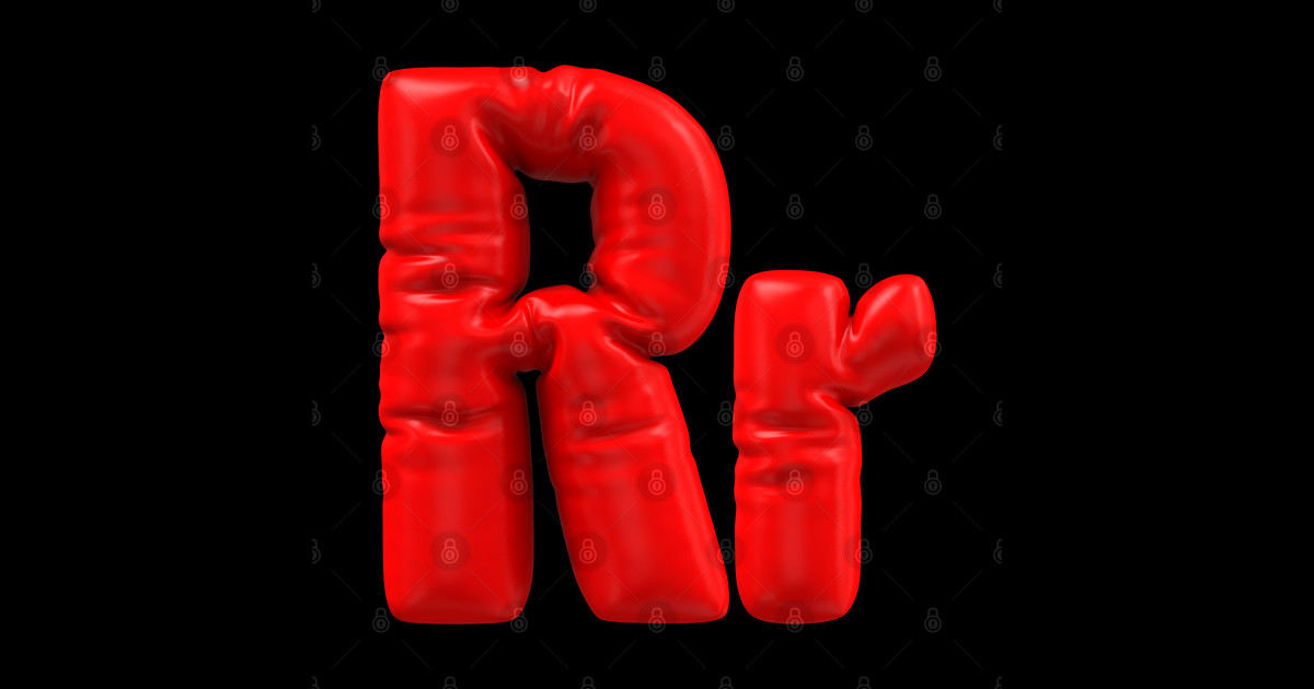 Capital & Simple "R" Letter My Favorite - Alphabet R - Sticker | TeePublic