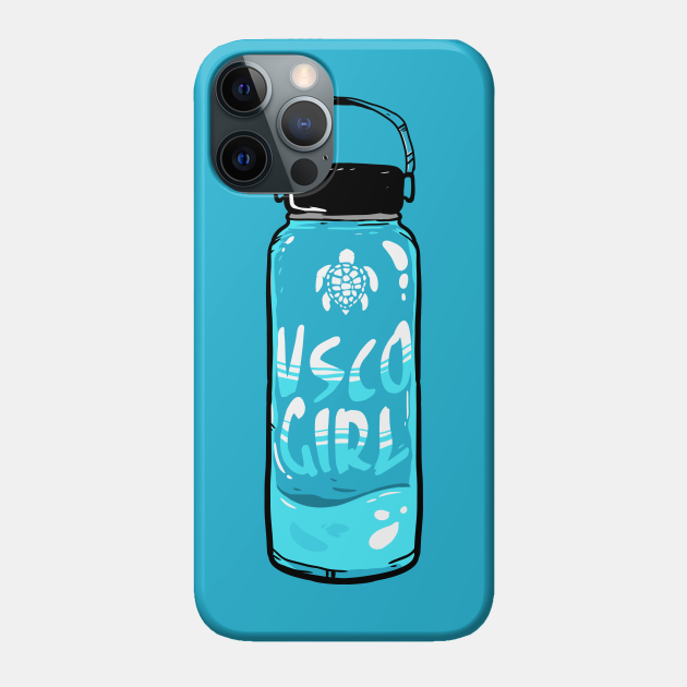 VSCO GIRL TURTLE HYDRO FLASK Stickers - Vsco Girl Hydro Flask - Phone ...