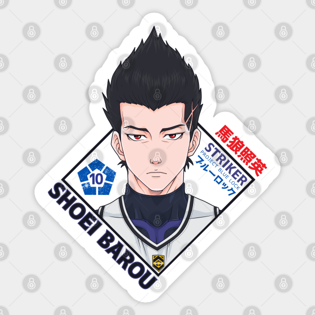 Shoei Barou - Blue Lock Barou - Sticker | TeePublic