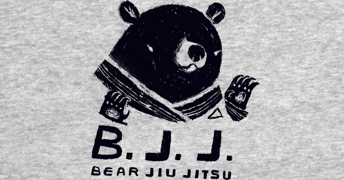 bear jiu jitsu - Bjj - T-Shirt | TeePublic