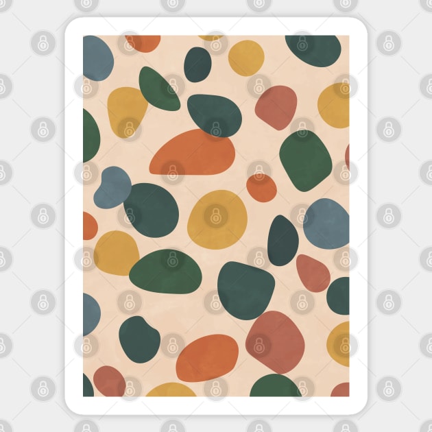 Terrazzo Pebbles 2 - Stones - Sticker | TeePublic
