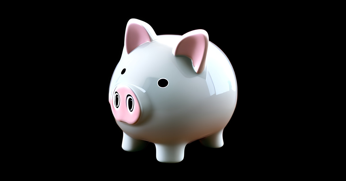 Piggy Bank - Piggy Bank - Sticker | TeePublic