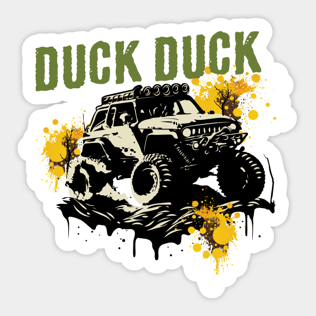 Duck Duck Jeep - Jeep Lover - Sticker | TeePublic