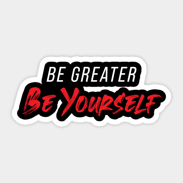 Be Greater Be Yourself - Miles Morales - Sticker | TeePublic