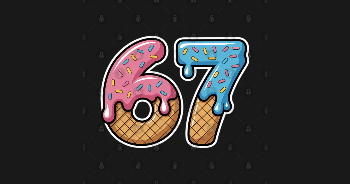 Mason 67 Ice Cream Cute Meme Six Seven - 67 - T-Shirt | TeePublic
