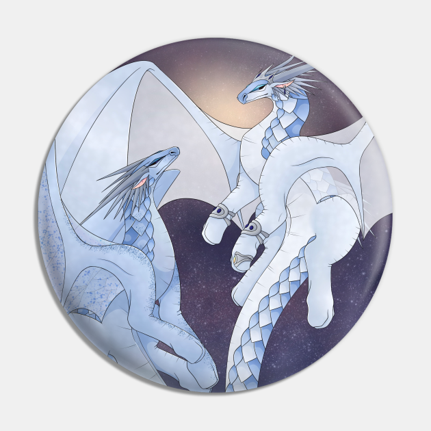 Snowfall And Lynx Wings Of Fire Wings Of Fire Pin Teepublic
