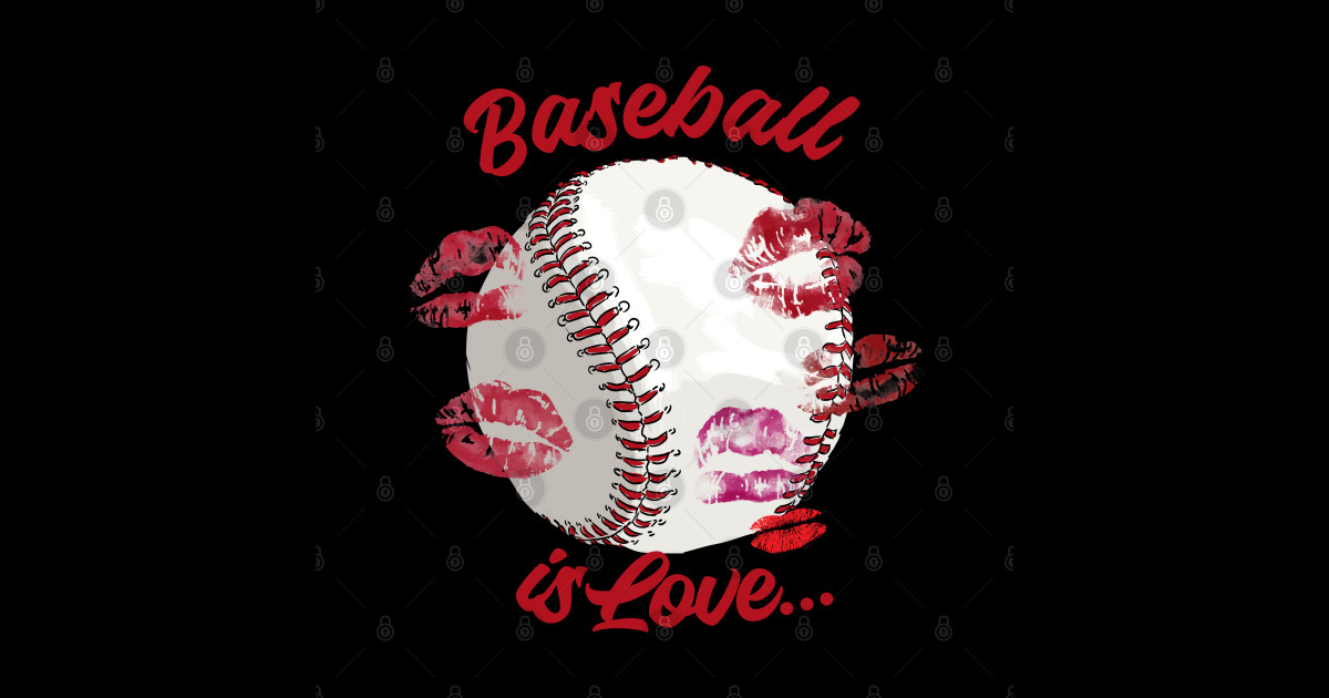 Baseball is love - Baseball - Sticker | TeePublic