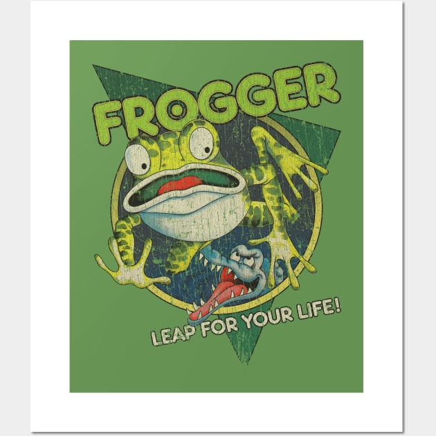 Frogger Leap For Your Life 1981 - Gamer - Posters and Art Prints ...