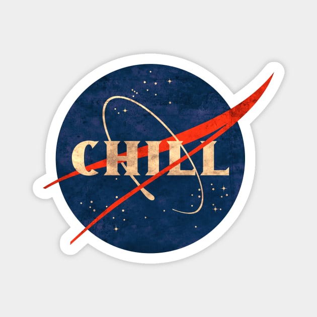 Chill NASA Logo - Nasa - Magnet | TeePublic