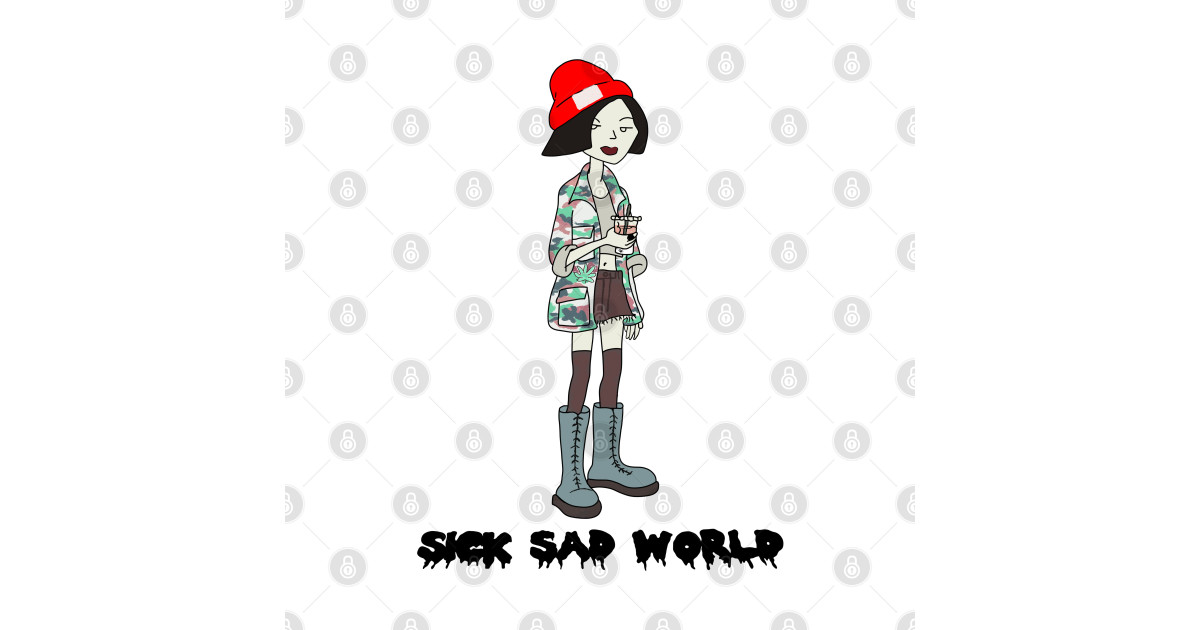 Daria Sick Sad World - Sick Sad World - T-Shirt | TeePublic