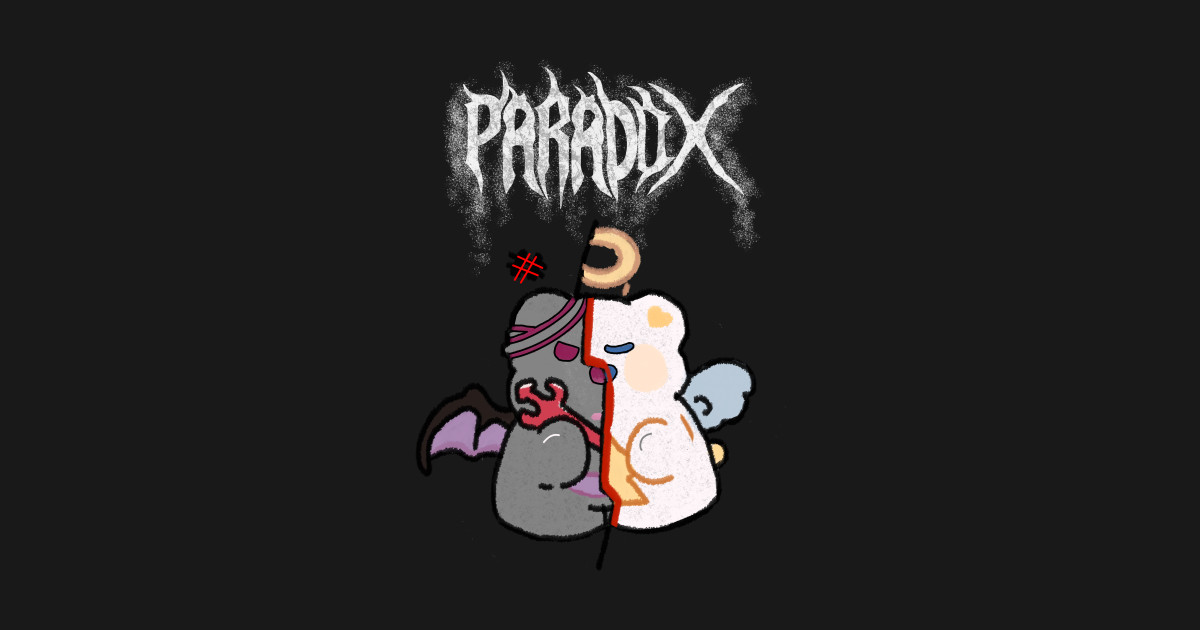 PARADOX - Angel & Devil Bear | Cute Evil Streetwear Design - Angel - T ...