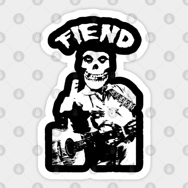 Fiend Skull – Johnny Cash Middle Finger Punk Crossover - Fiend Skull ...