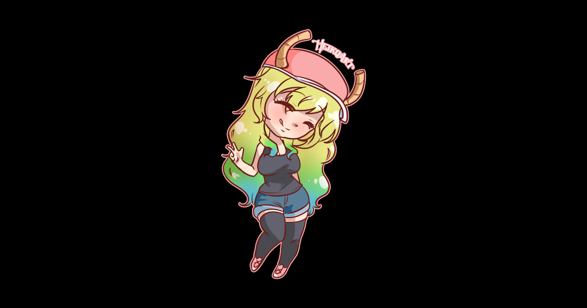 Lucoa - Kobayashi San Chi No Maid Dragon - Sticker | TeePublic