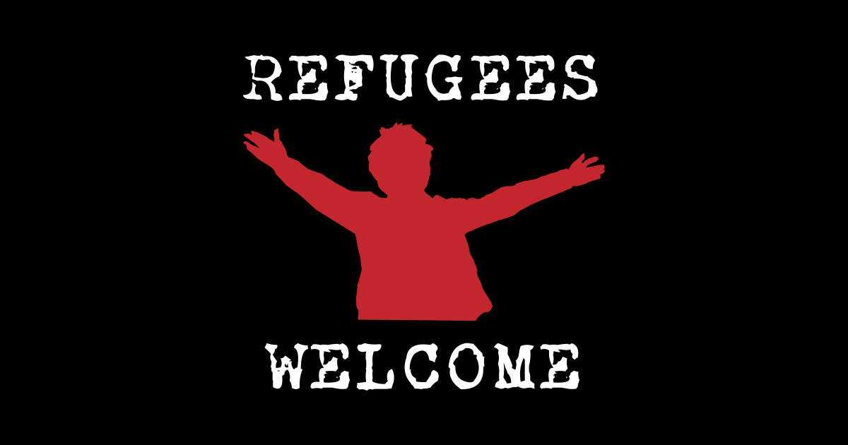 Refugees Welcome - Refugees Welcome - Sticker | TeePublic