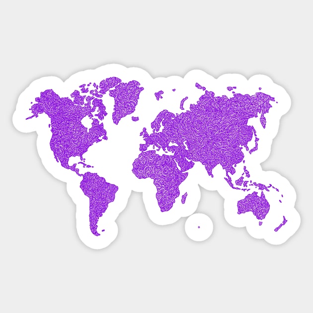 The World - World - Sticker | TeePublic