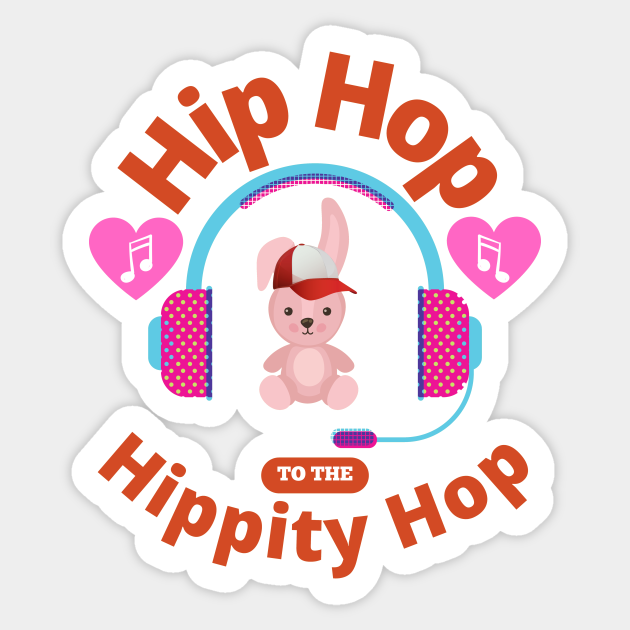 Hip Hop To The Hippity Hop Rabbit Bunny Lover Easter Retro Music Gifts ...