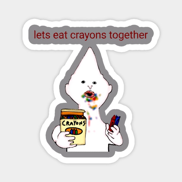 crayon craig - Crayons - Magnet | TeePublic