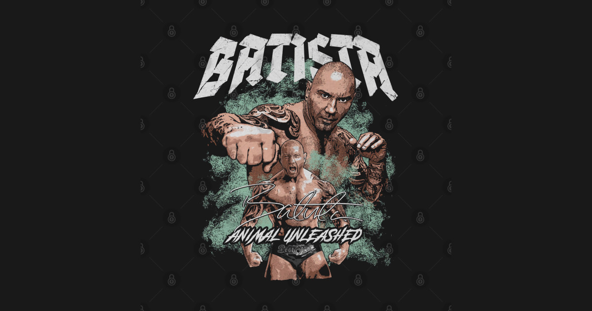 Batista Animal Unleashed Dual - Batista - T-Shirt | TeePublic