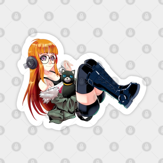 Persona 5 - Futaba and Morgana - Persona5 - Magnet | TeePublic