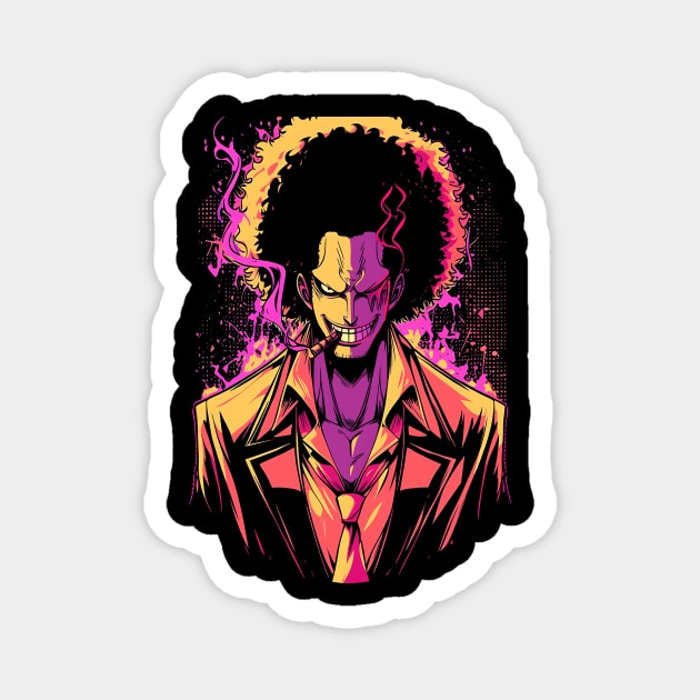 Brook One Piece Fan Art, Soul King Skeleton Musician with Afro and Cane ...