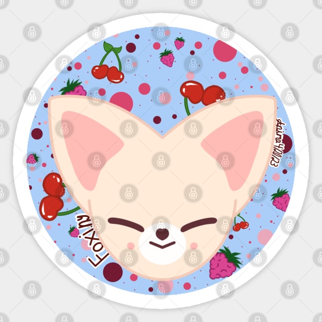 Foxi.ny / i.n / Jeongin Stray Kids - Foxiny - Sticker | TeePublic