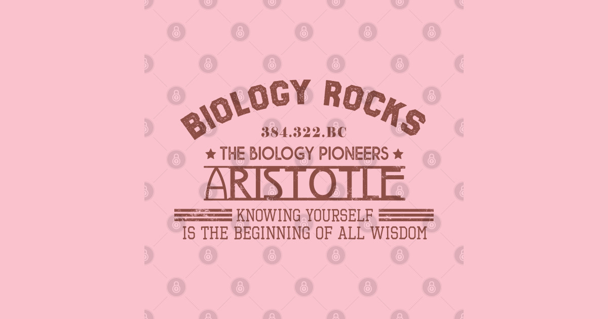 Biology Rocks! Aristotle - Biology Rocks Aristotle - T-Shirt | TeePublic