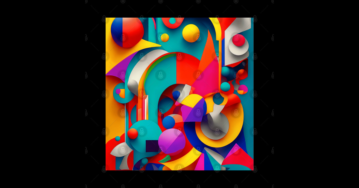 A surreal, abstract NFT artwork. - Nft Art - Sticker | TeePublic