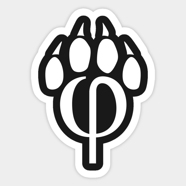 Furry Symbol - Furry - Sticker | TeePublic