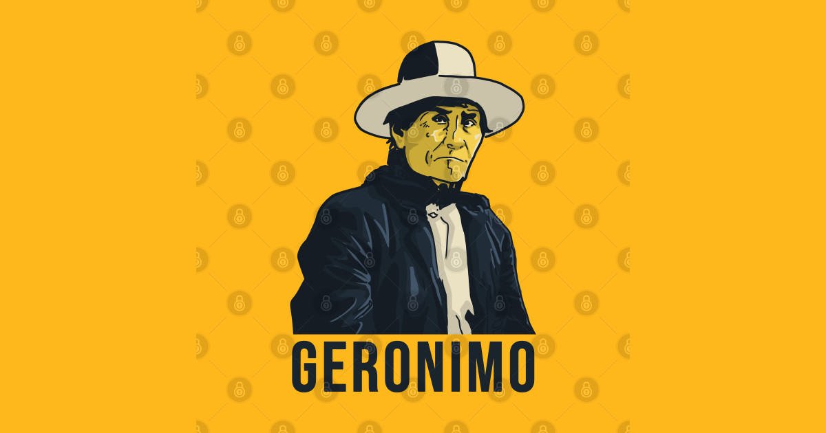 Geronimo Native American Vector Art 2 - Geronimo Native American - T ...
