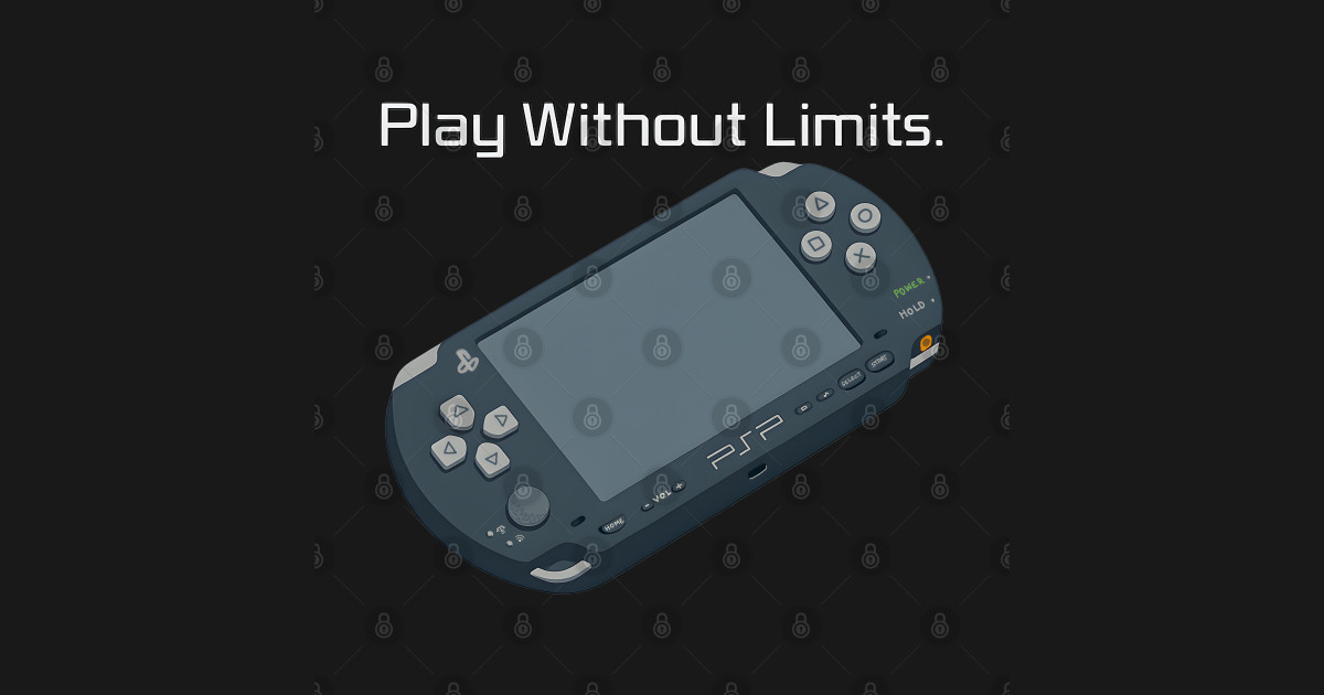 Retro Gamer PSP Art - Playstation Portable - T-Shirt | TeePublic