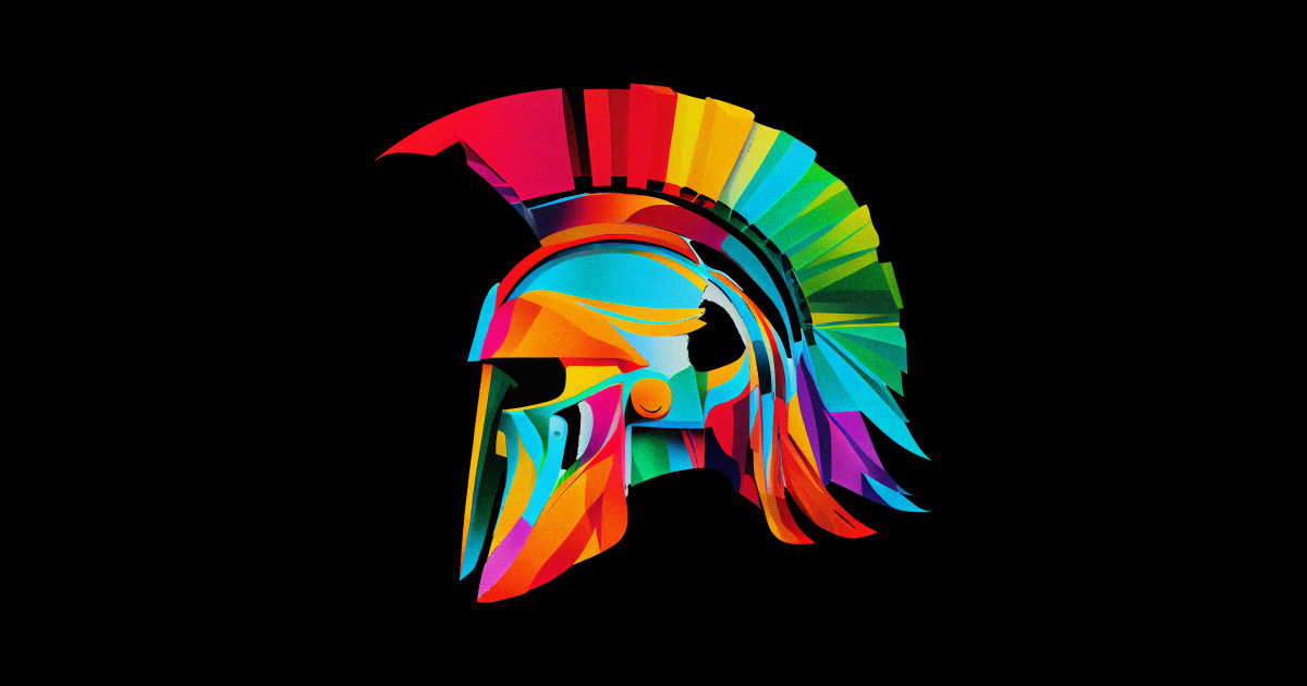 Spartan Helmet - Spartan - Sticker | TeePublic