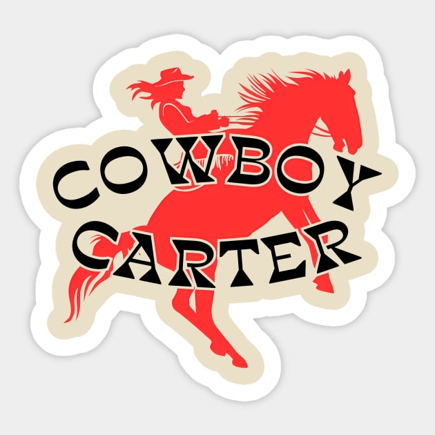 Cowboy Carter Rodeo - Cowboy Carter - Sticker | TeePublic