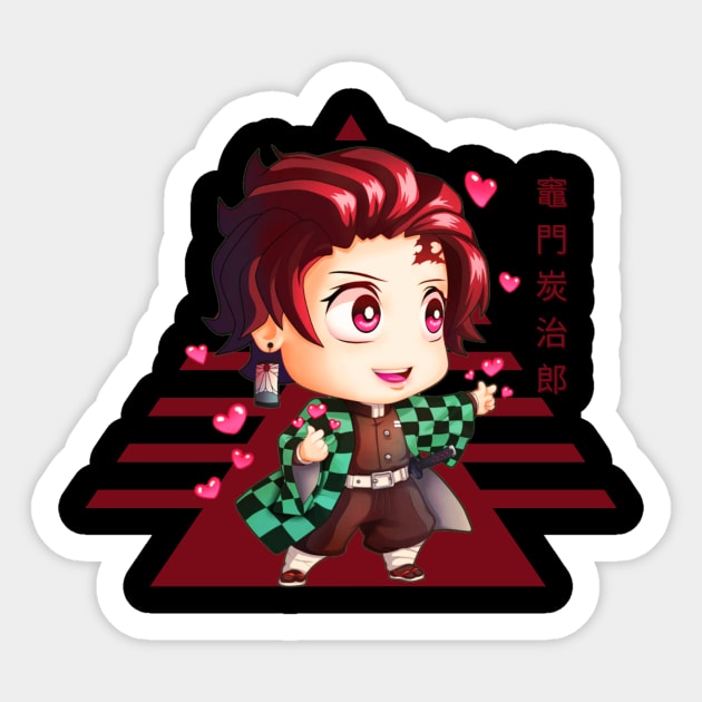 Tanjiro Kamado - Tanjiro - Sticker | TeePublic