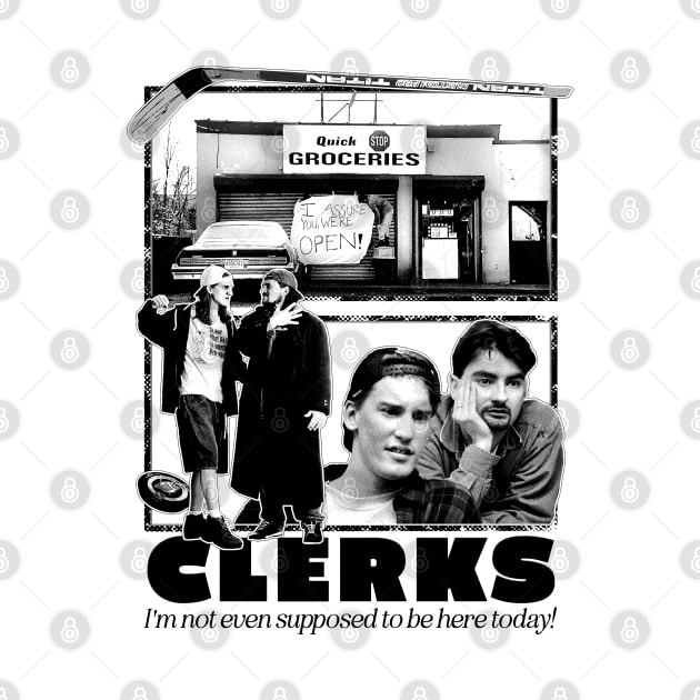 Clerks / 1990s Fan Design - Clerks - T-Shirt | TeePublic
