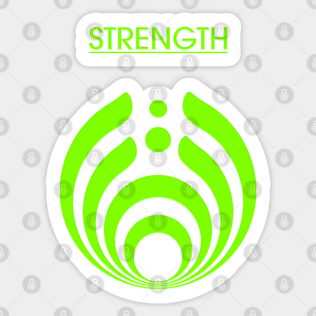 Strength Symbol - Ancient Greek - Strength Symbol - Sticker | TeePublic