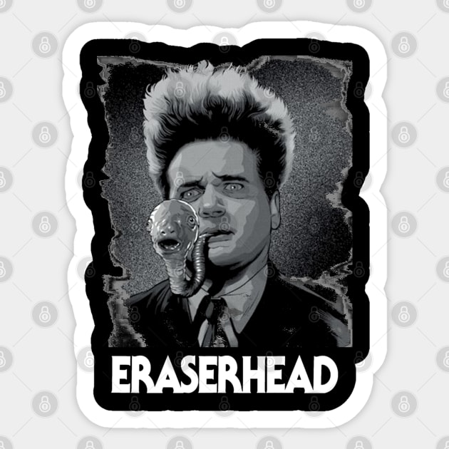 Vintage eraserhead - 1977 Horror Movie - Sticker | TeePublic