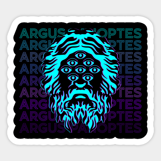 Argus Panoptes Argos Greek Mythology Retro Argus Panoptes Gift - Argus ...