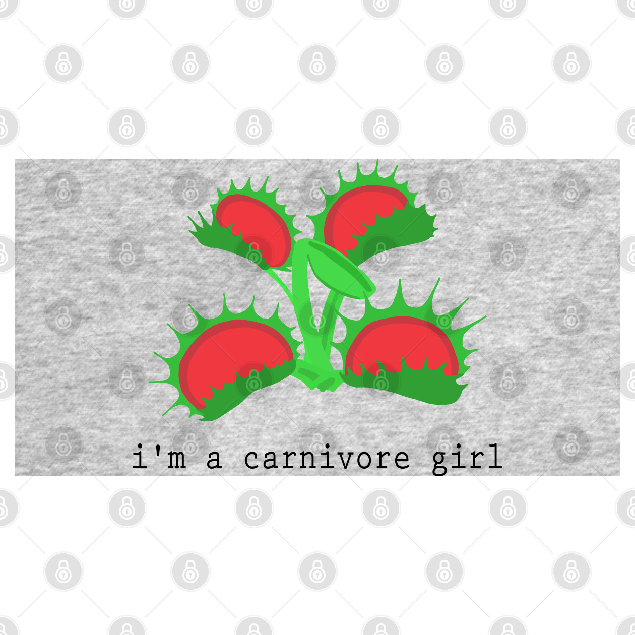i'm a carnivore girl - Venus Flytrap - Long Sleeve T-Shirt | TeePublic
