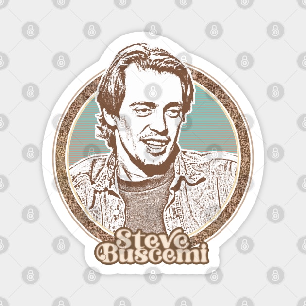 Steve Buscemi // Retro Style Fan Art Design - Steve Buscemi - Magnet ...