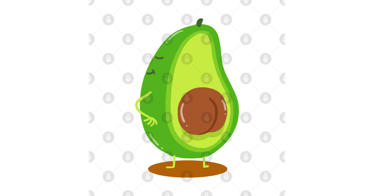 Funny Avocado Ass Butt Graphic Avocado T Shirt Teepublic