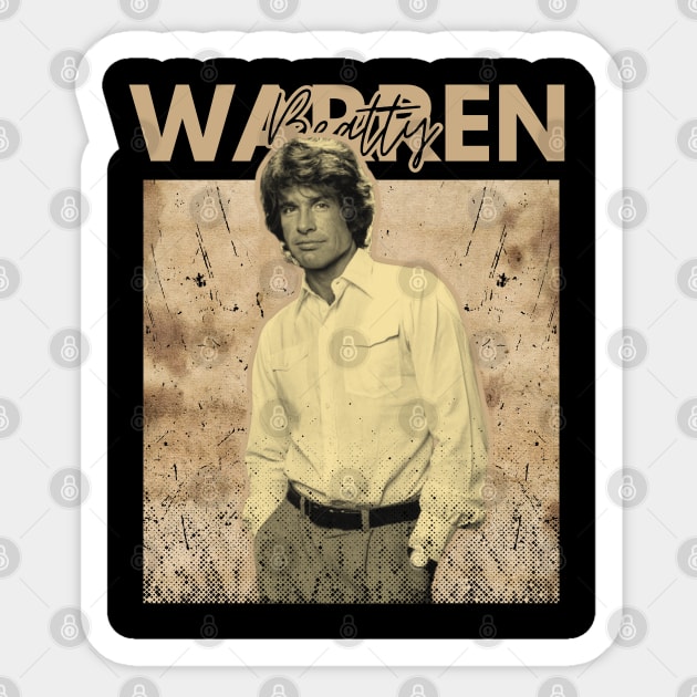 Warren Beatty / Classic Art - Warren Beatty Classic Style - Sticker ...
