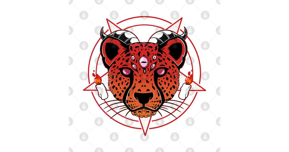 Leopard Demon - Leopard Demon - T-Shirt | TeePublic